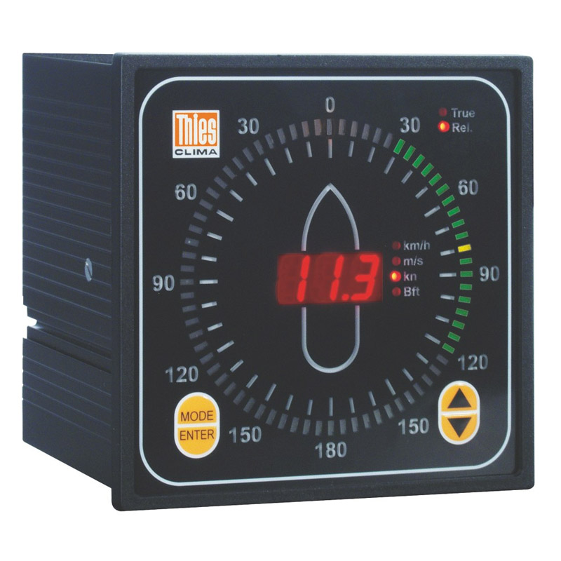 Combined Wind Speed & Direction Display Ship Version - Biral